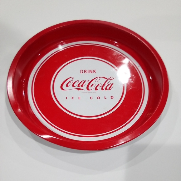 Coca Cola | Dining | Coca Cola Coke Round Tin Serving Tray | Poshmark